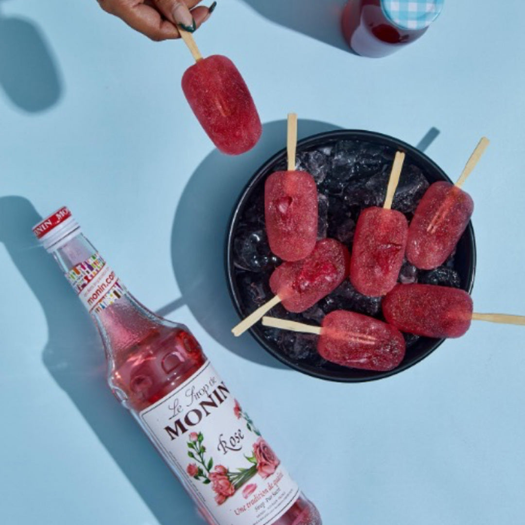 Fragrant Rose Popsicle Recipe by Monin India