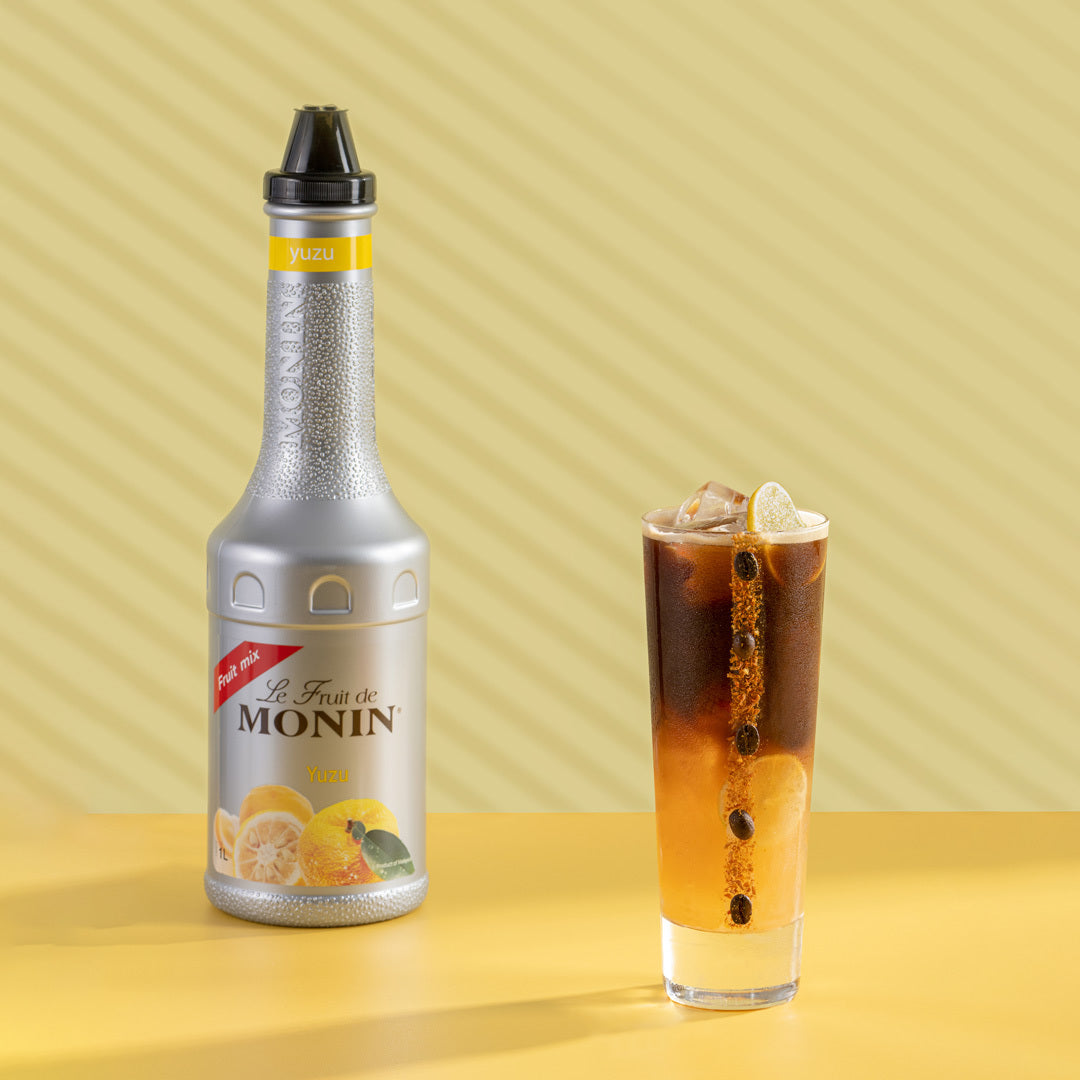 Monin Yuzu Iced Americano: A Citrusy Iced Coffee