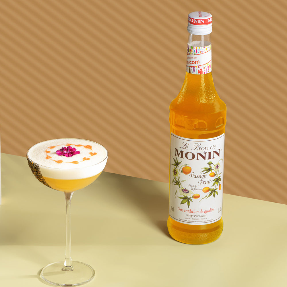 Savory Passion Fruit Oregano Cocktail Recipe by Monin India