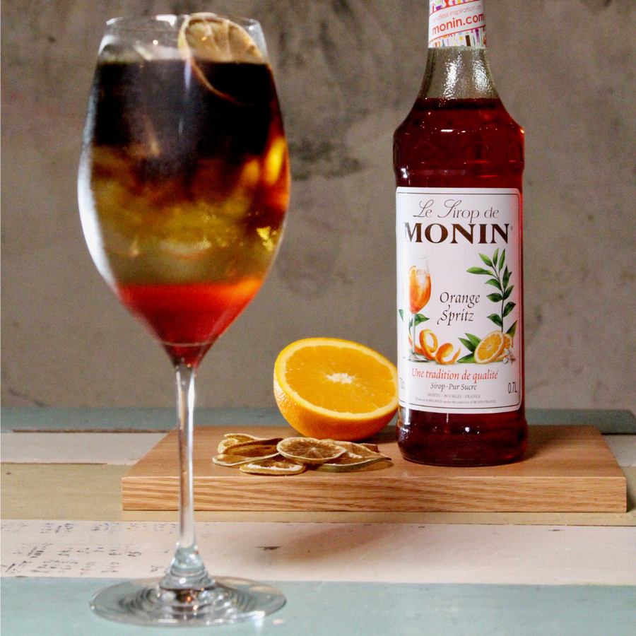 Monin Espresso Orange Spritz: A Citrusy Espresso Infusion