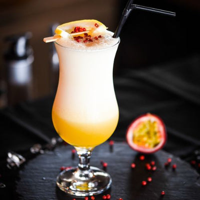 Refreshing Passion Iced Latte Cocktail Recipe by Monin India
