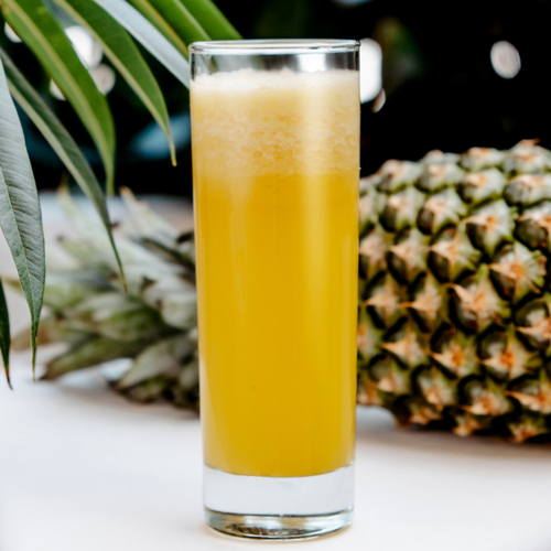 Sumptuous Almond Pineapple Fizz Recipe by Monin India