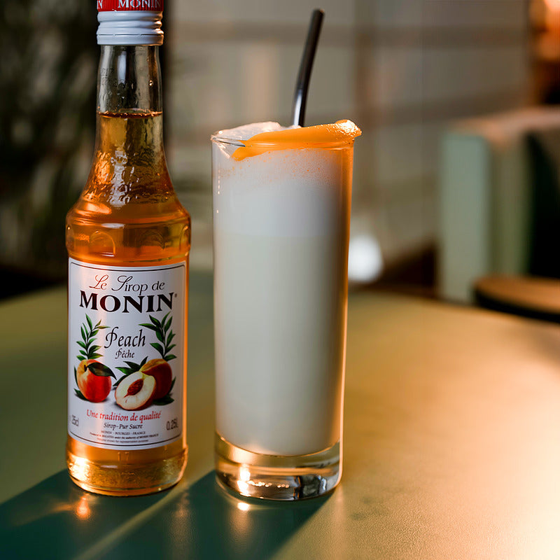 Tropical Peach Milkshake Recipe by Monin India