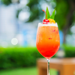 Refreshing Peach Triple Sec Cocktail Recipe by Monin India