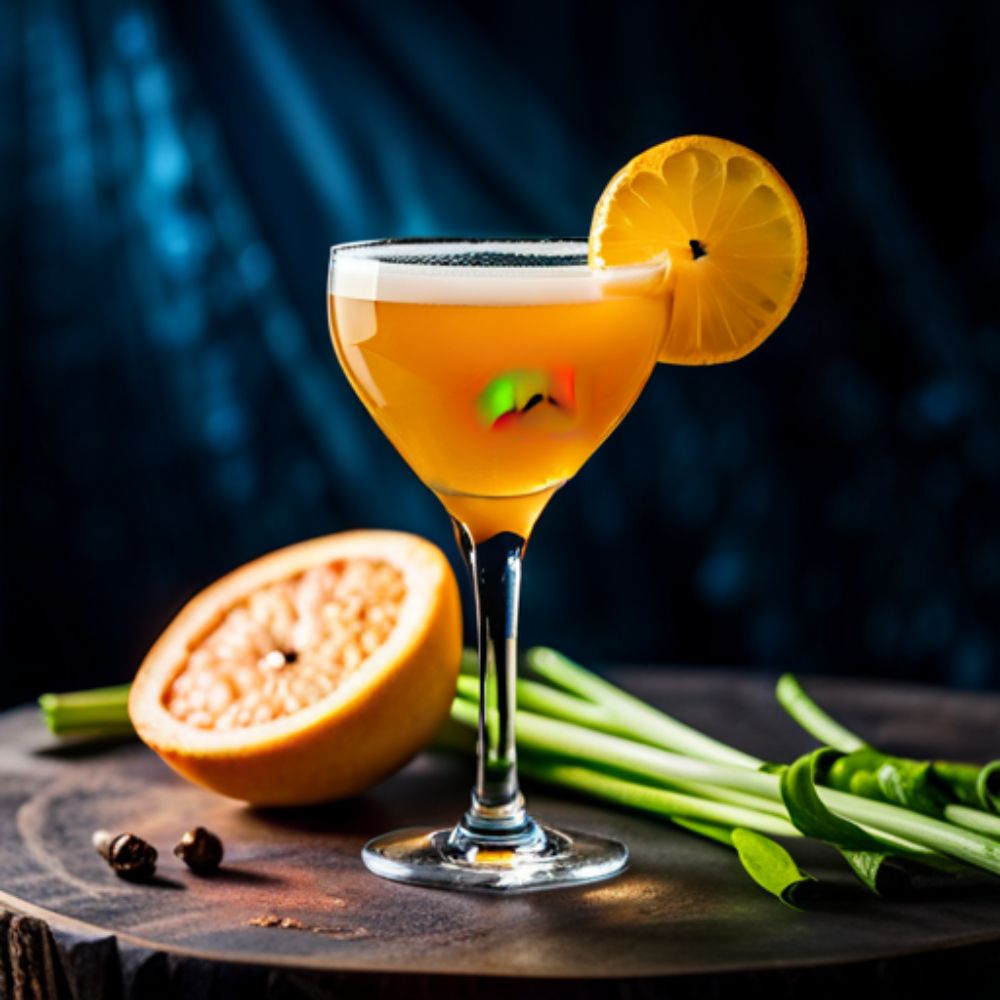 Vanilla Passion Elixir - Exotic Cocktail with Passion Fruit and Vanilla
