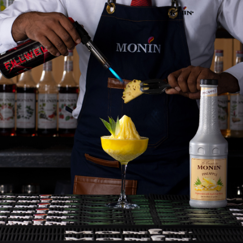 Cool Pineapple Frozen Margherita Cocktail Recipe by Monin India